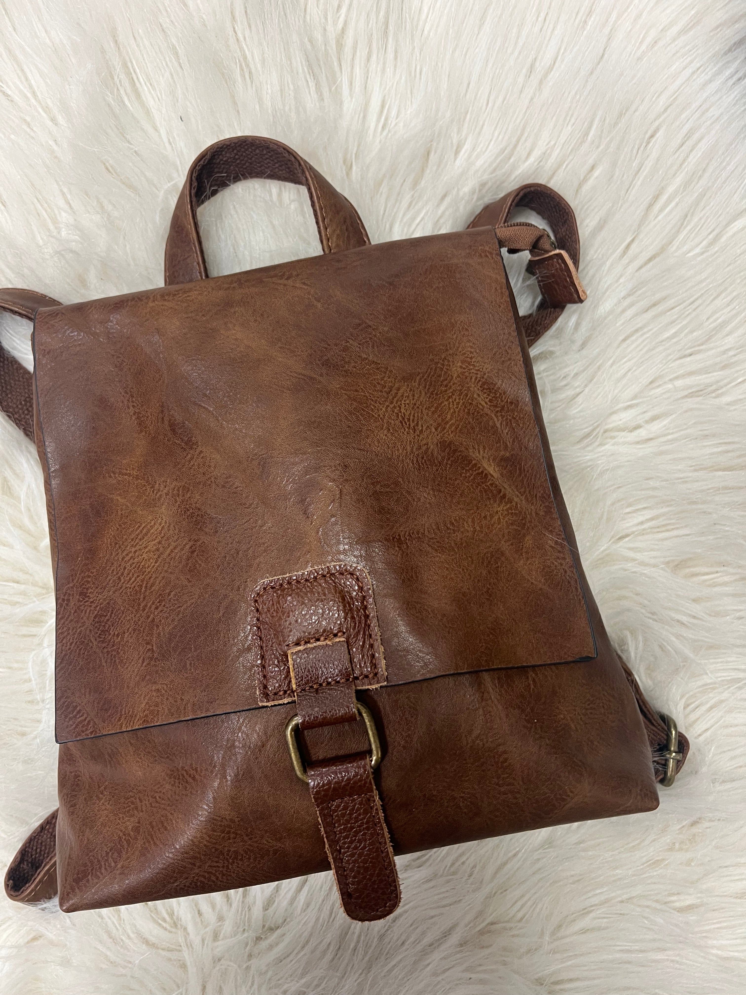 Laurie Mini Rucksack - Tan – Indie's Attic